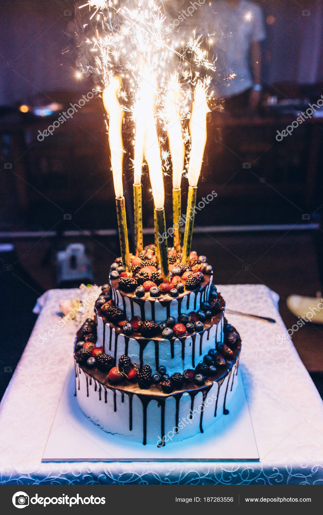 Birthday Cake Fireworks