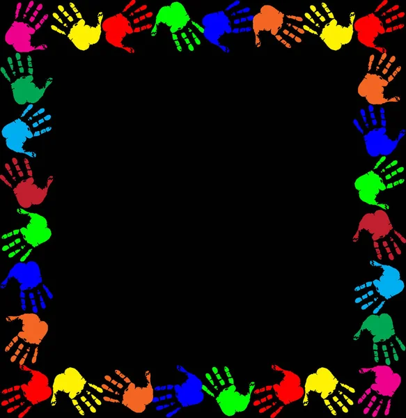 Handprint Borders Printable