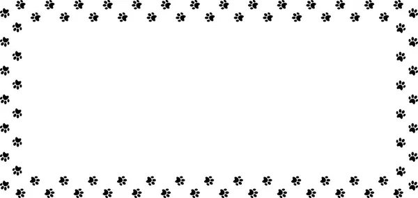 9,854,507 Paw print border Vector Images | Depositphotos