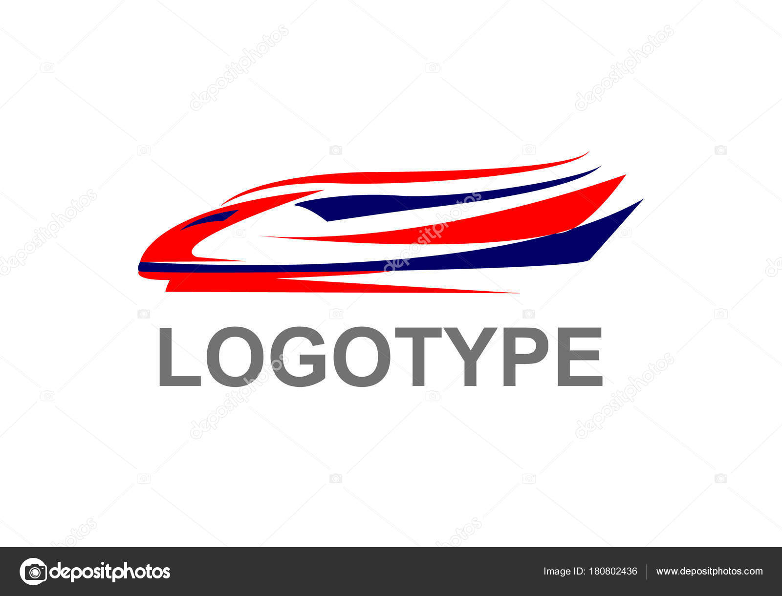 Train Logo Illustration Light Background Emblem Stock Vector Image by ...