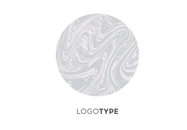 Vector Abstract Marble Logo Brand Company Design Template — Stock ...