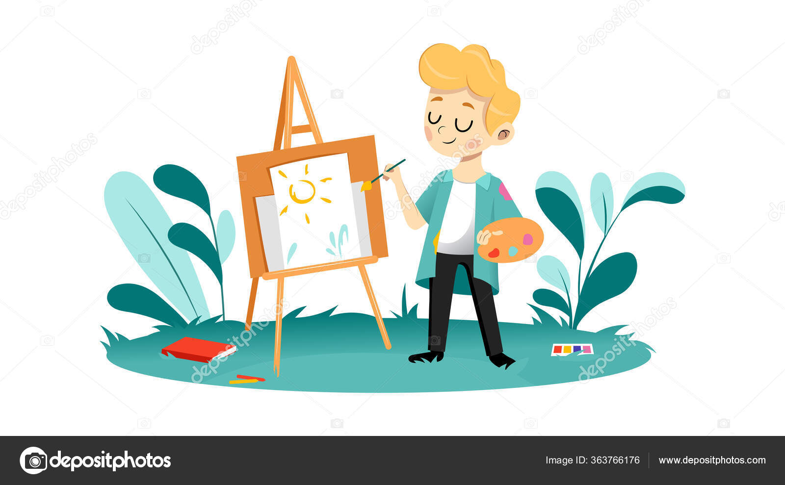 Painting Center Clip Art