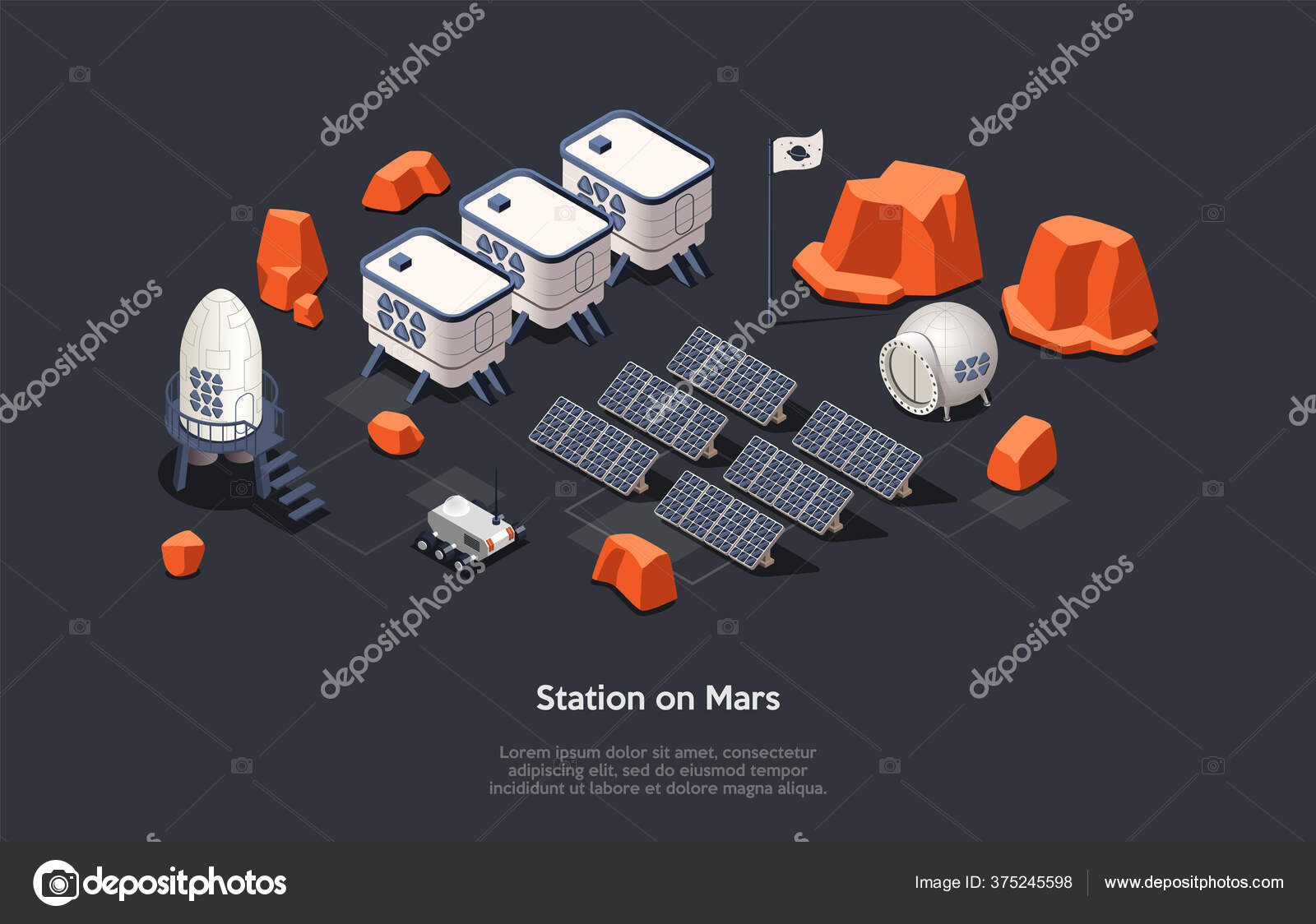 Rover Mars Energy Source