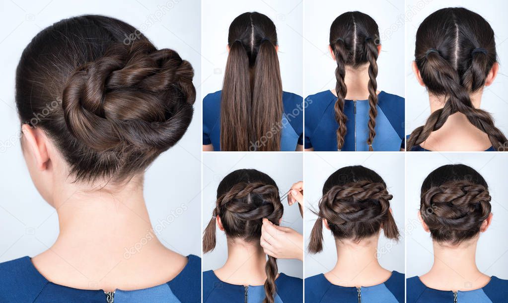 Braided Chignon Tutorial