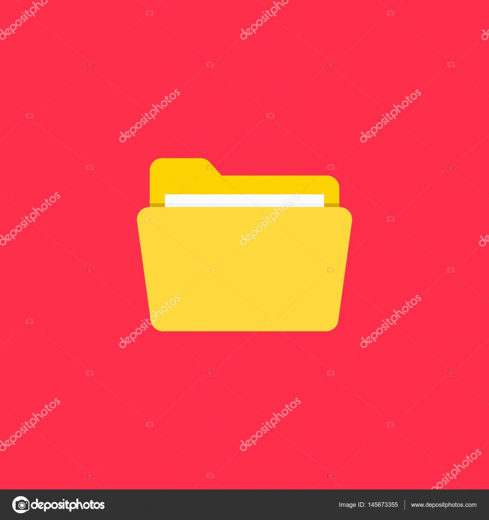Ordner-Symbol, Ordner-Symbol Stock-Vektorgrafik von ©wasiliyg 145673355