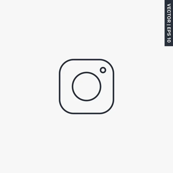 Instagram Logo Vector Zwart