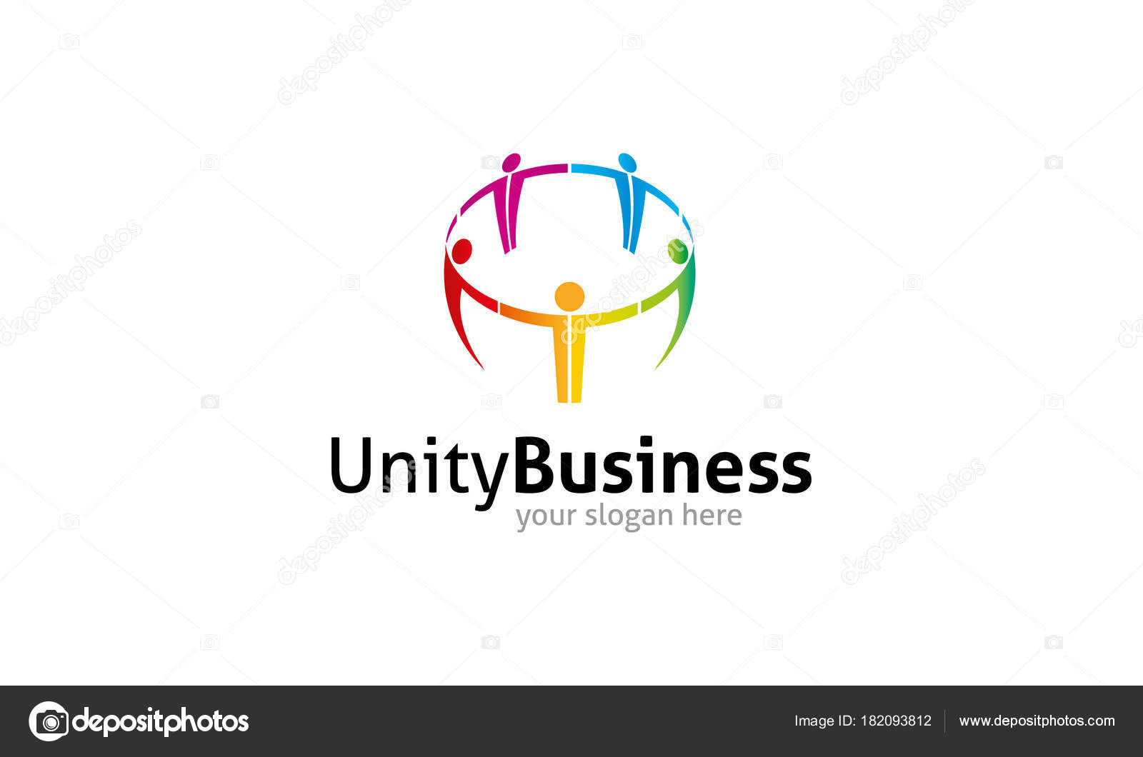 Unity Business Logo Template Stock Vector Image by ©ft-studio #182093812