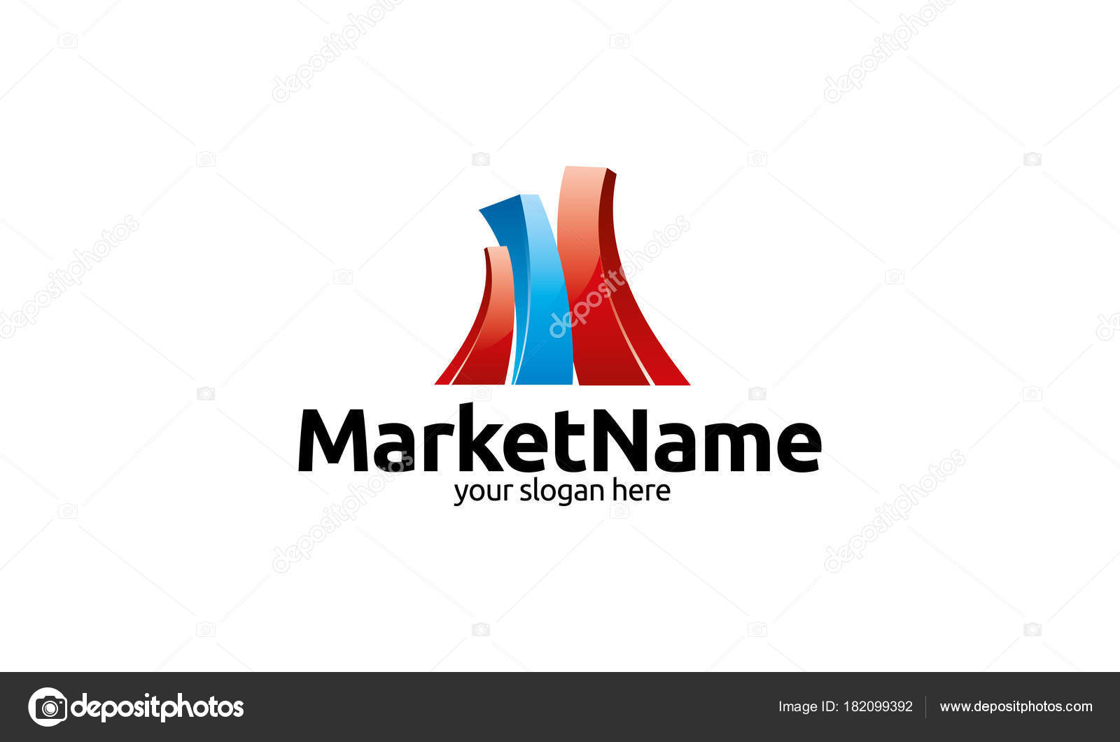 Market Name Logo Template Stock Vector Image by ©ft-studio #182099392