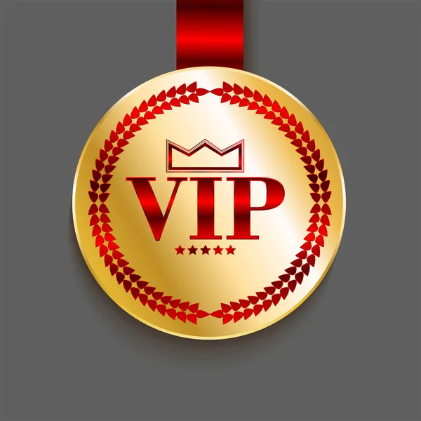 Vip Sticker Gold Isolated Decor Stock Vector Image by ©Olga_larionova ...