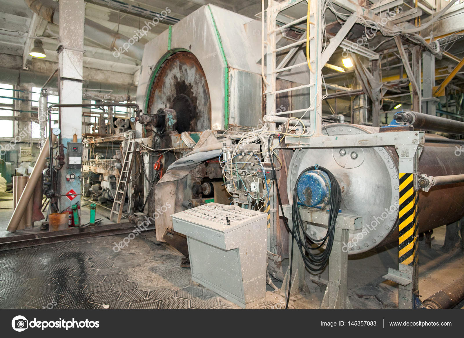 Abandoned Factory Machinery