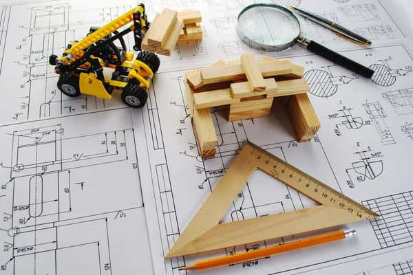 Engineering drawing equipment — Stock Photo © gemini62 #5361873