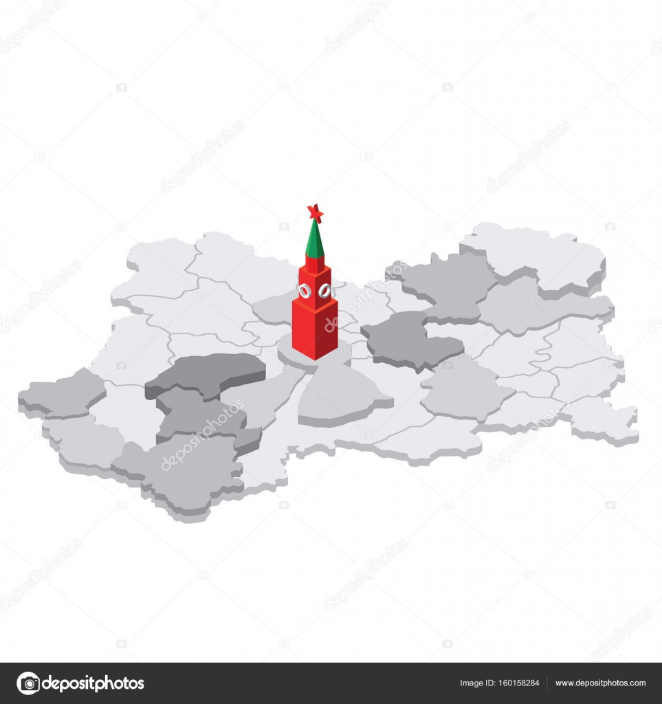 3d vector Isometric map of Moscow Stock Vector by ©EGOR_21 160158284