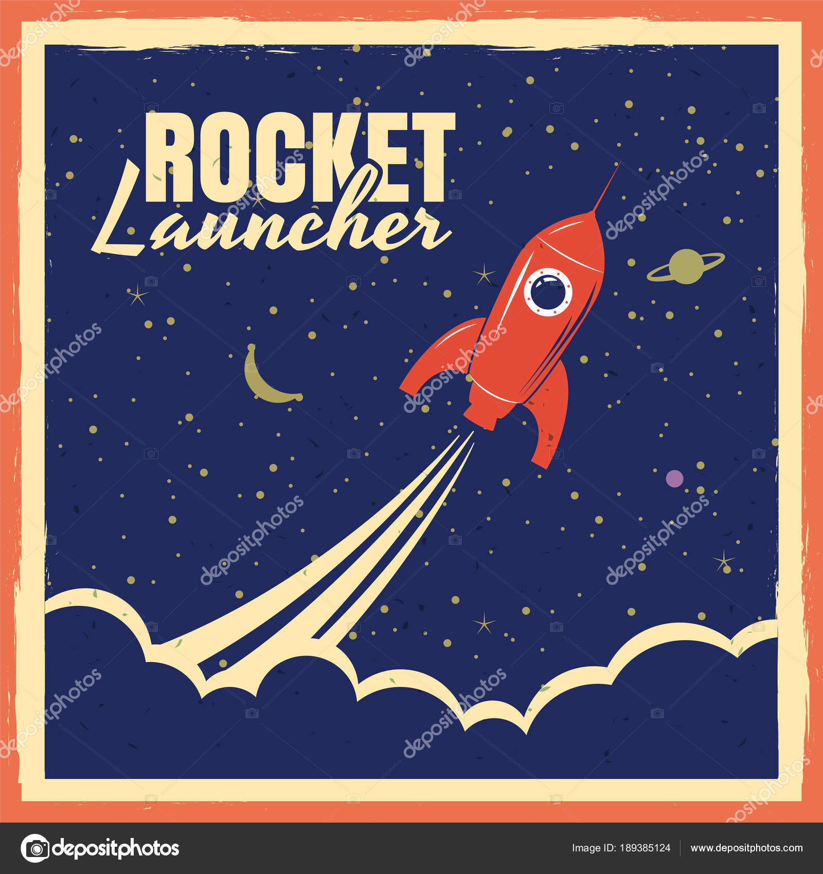Art & Collectibles Rocket Poster Mixed Media & Collage etna.com.pe