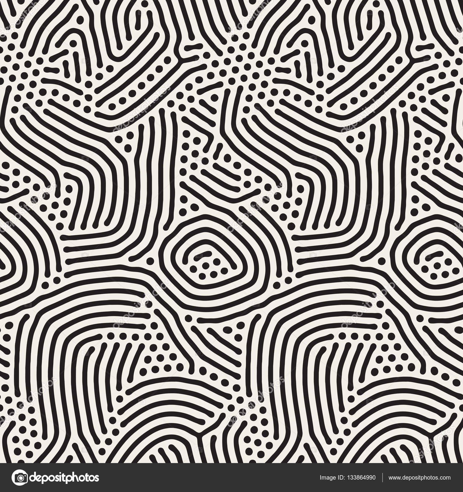 Organic Irregular Rounded Lines Stock Vector Image by ©Samolevsky ...