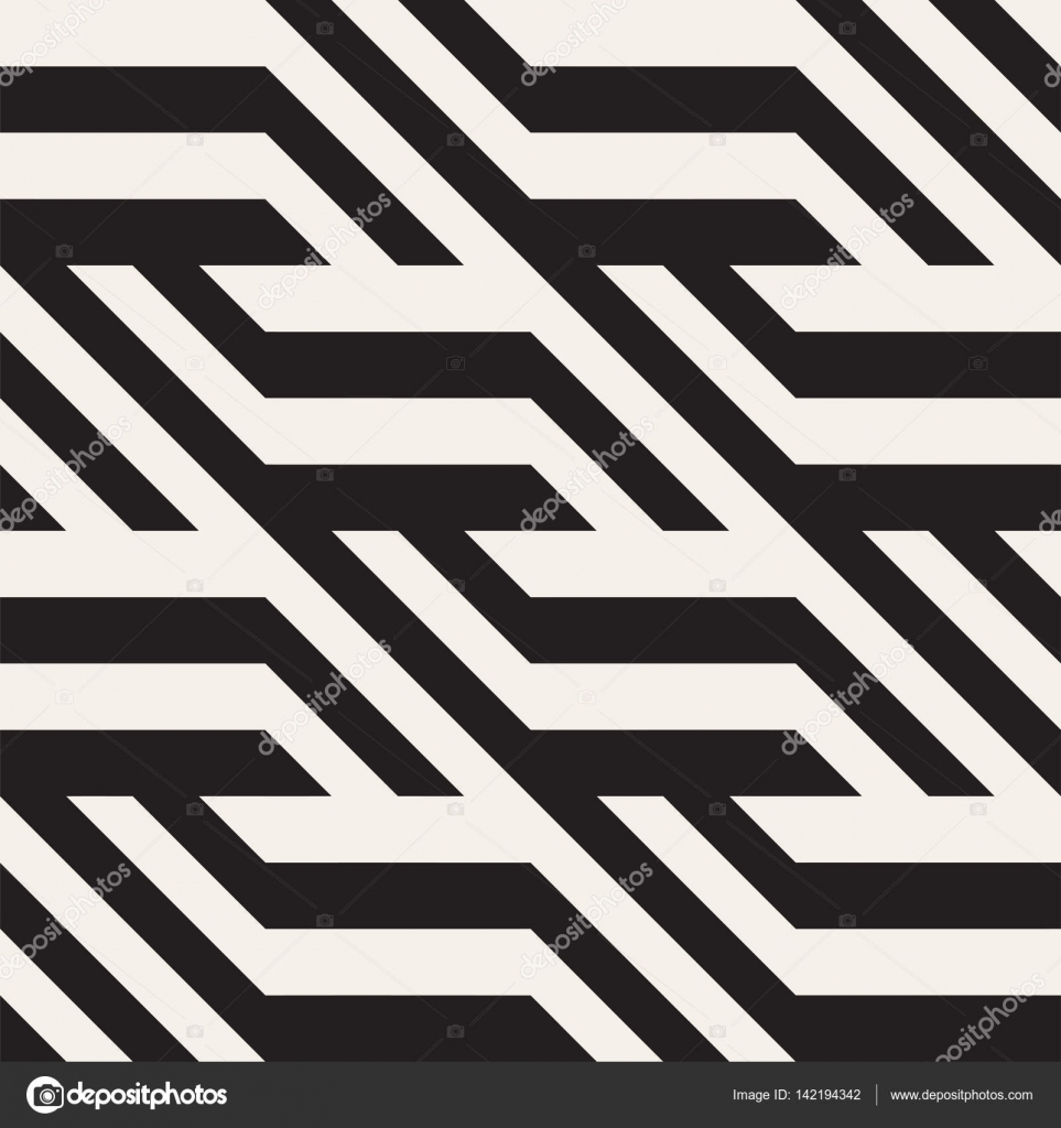Repeating Slanted Stripes Modern Texture. Monochrome Geometric Seamless ...