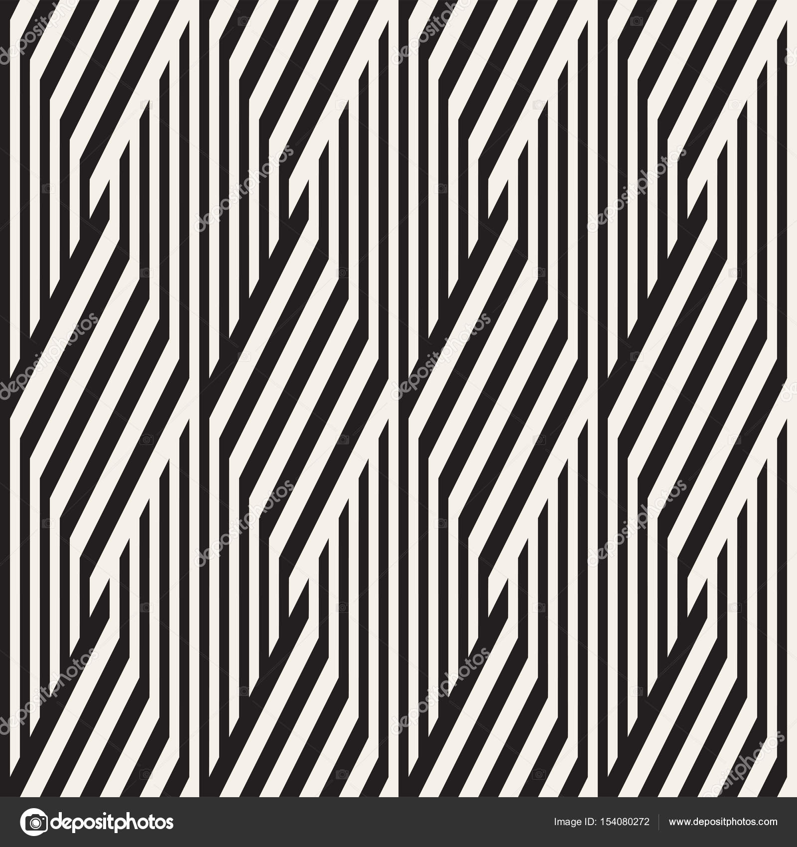 Repeating Slanted Stripes Modern Texture. Monochrome Geometric Seamless ...