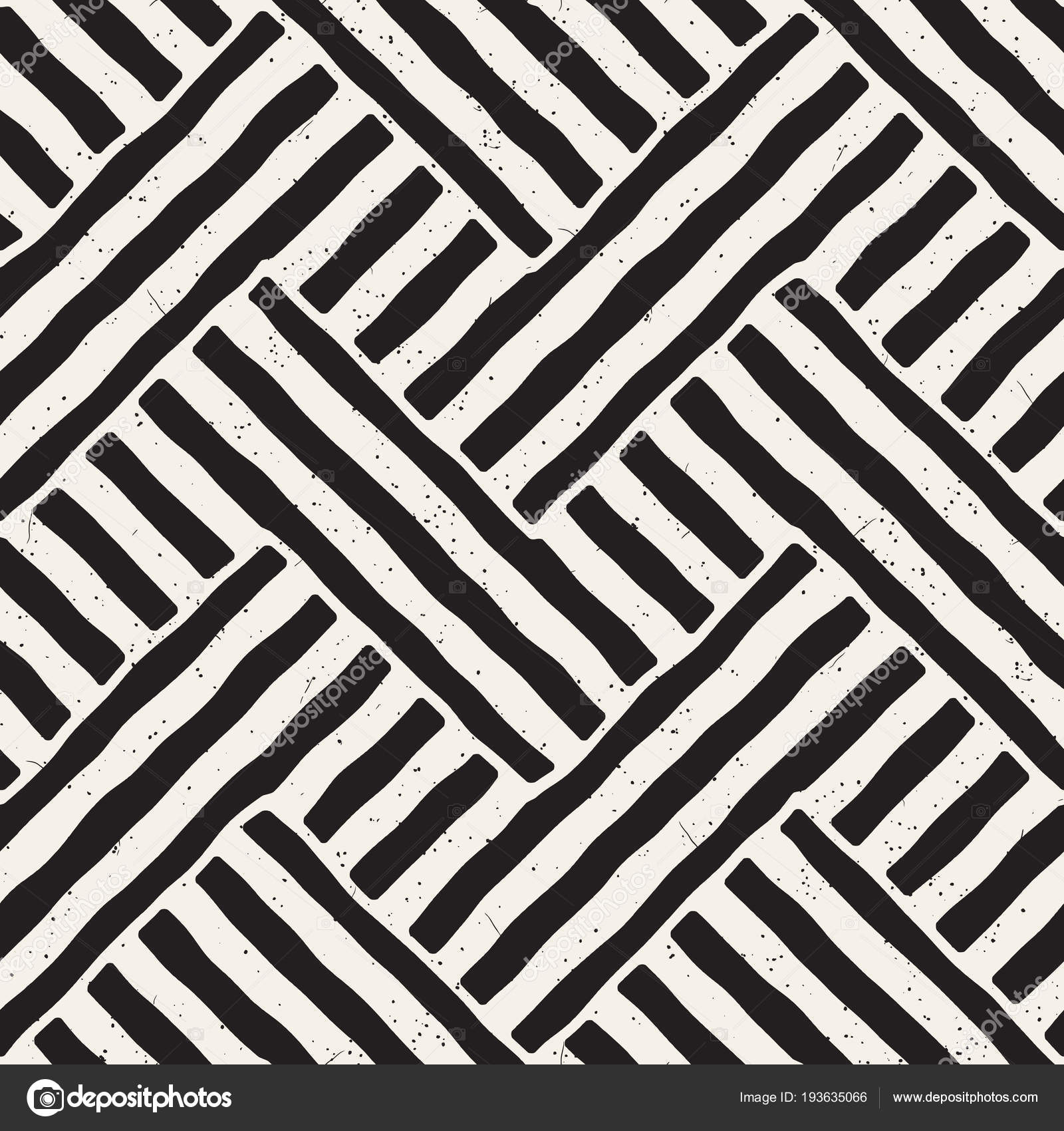 Hand drawn seamless repeating pattern with lines tiling. Grungy ...