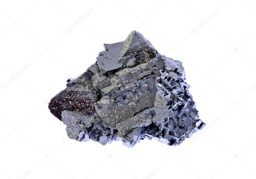 Galena, beautiful forms with — Stock Photo © Baldomir #125617888