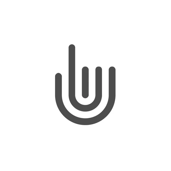 Hand symbol and finger signs logo — Stock Vector © krustovin #149754406