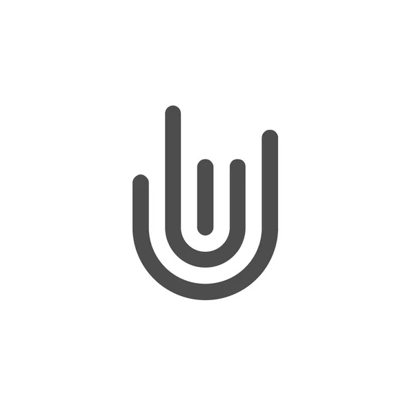 Hand symbol and finger signs logo — Stock Vector © krustovin #149754406