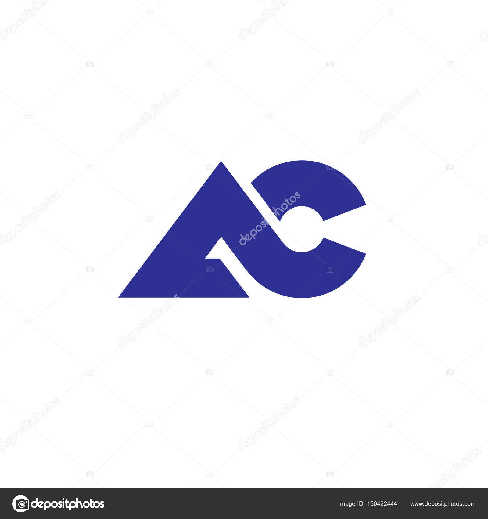 Letter AC logo vector Stock Vector by ©krustovin 150422444