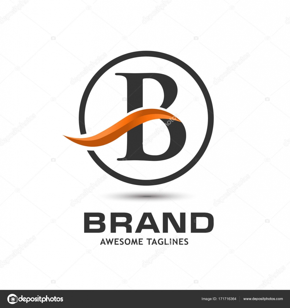 Corporate letter B swoosh logo Stock Vector by ©krustovin 171716364