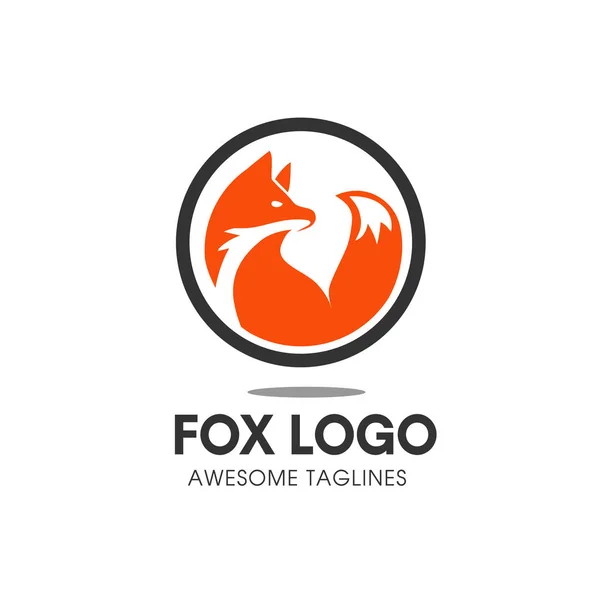 Fox Circle Vector Symbol Fox Sign Logo Template Creative Fox Stock ...
