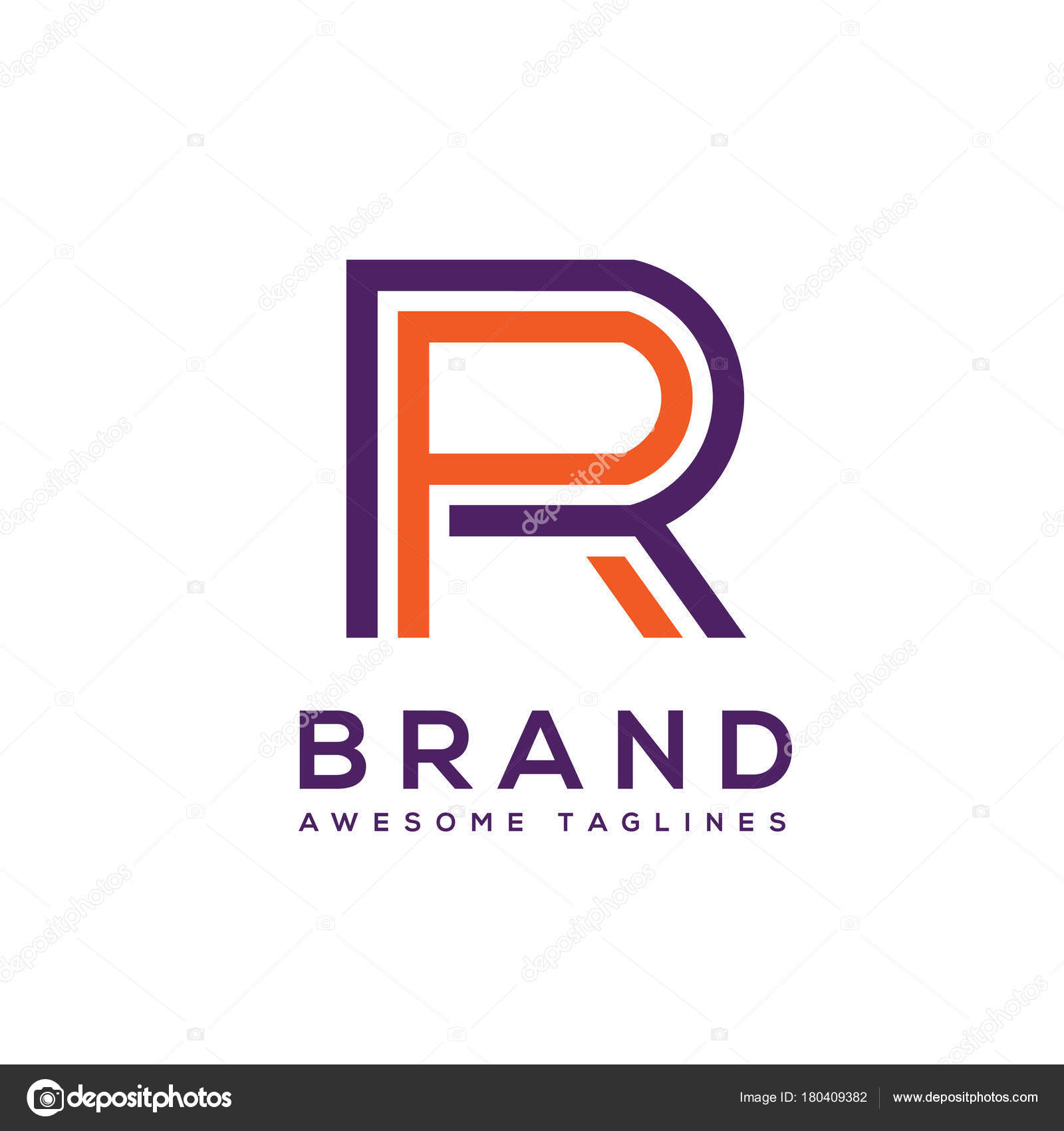 Creative Letter Logo Design Elements Simple Letter Letter Logo Business ...