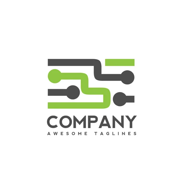 Digital electronics logo design, Creative electronic circuits logo ...