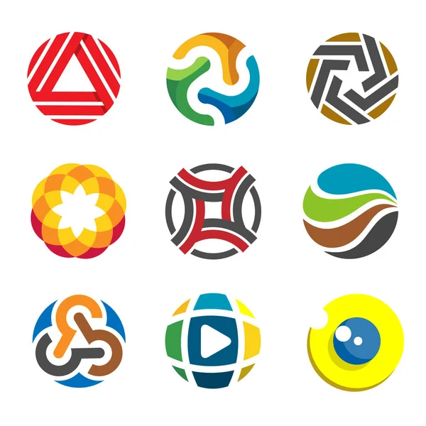 Best Business Corporate 30 Logo Set — Stock Vector © krustovin #108541402