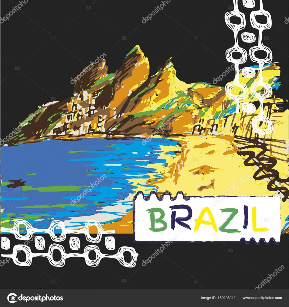 Brazilian hand drawn sketch. Stock Vector Image by ©FireHourse #159208012