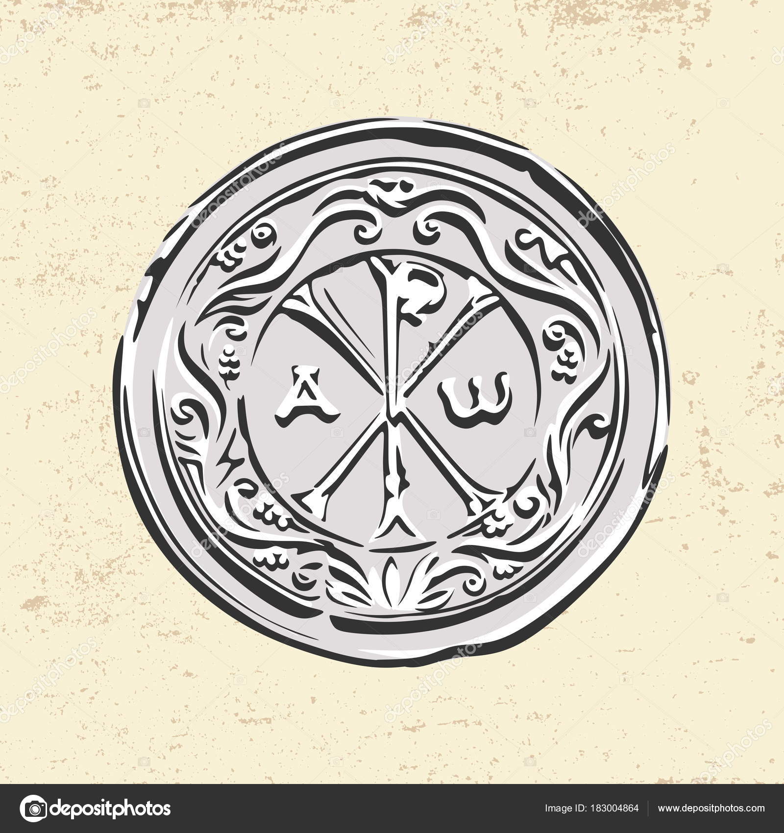 Ancient Alpha And Omega Symbol 250+ Symbols For Alpha And Omega Stock