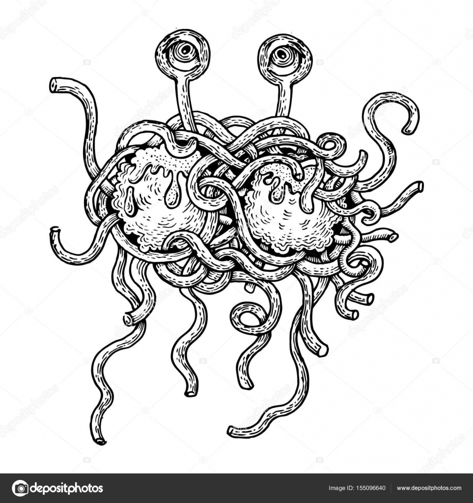 Flying Spaghetti Monster Logo