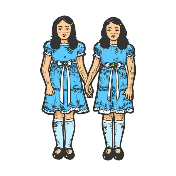 The Shining Twins Drawing