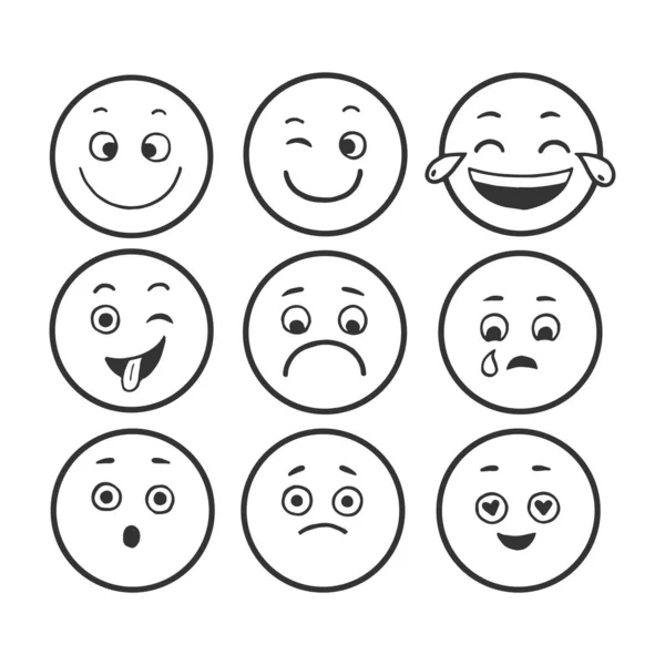 Grafika wektorowa Emotki, Emotki obrazy wektorowe | Depositphotos