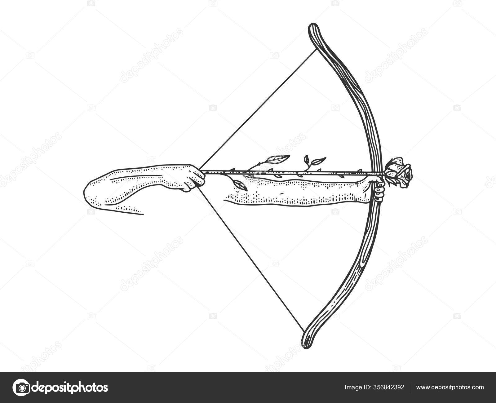 Medieval Arrow Drawing