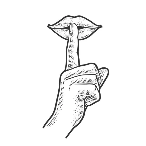 Bitte leise Stock-Vektorbilder | Depositphotos