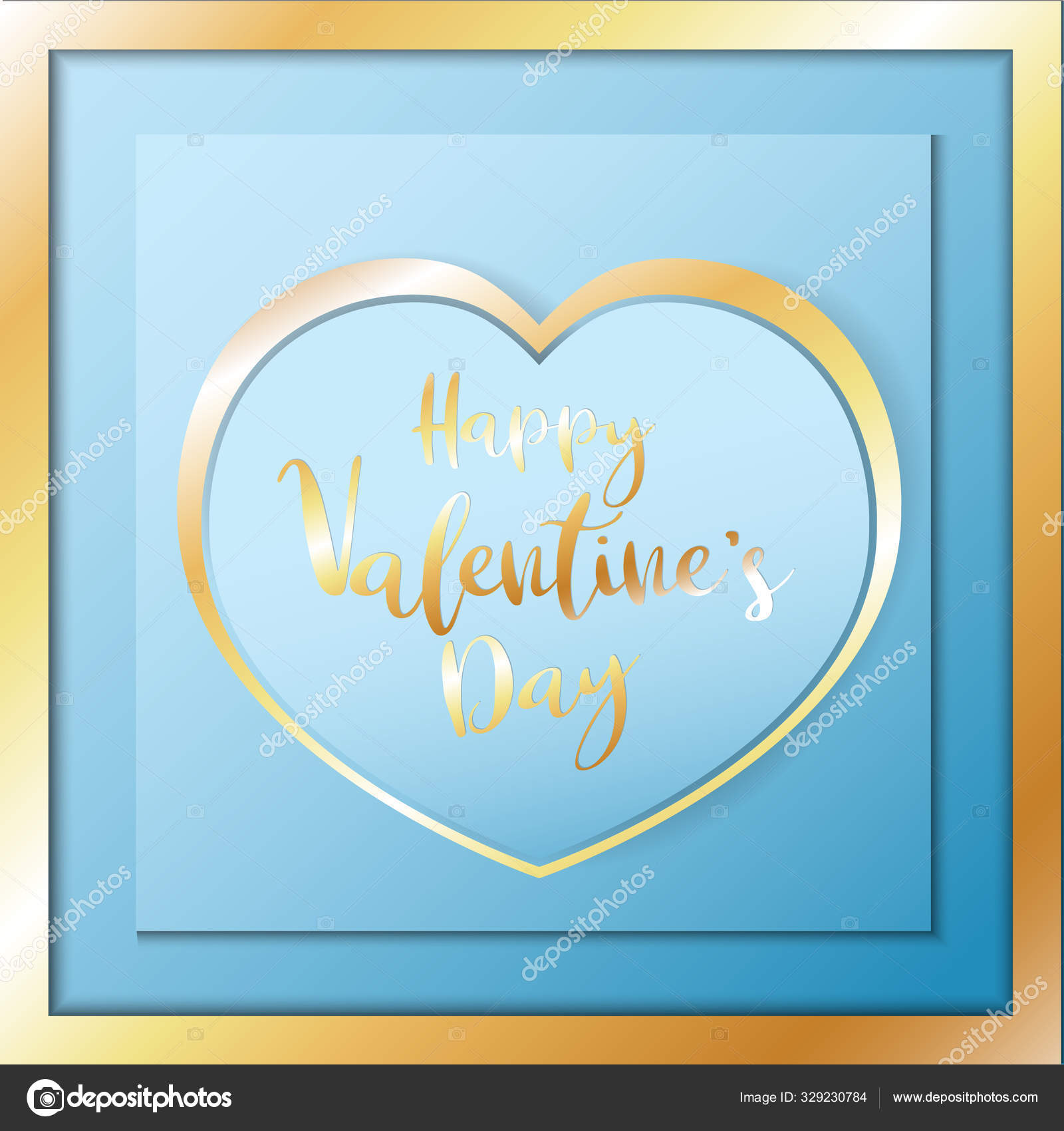 Blue heart paper vector for valentines content. — Stock Vector © niphon ...