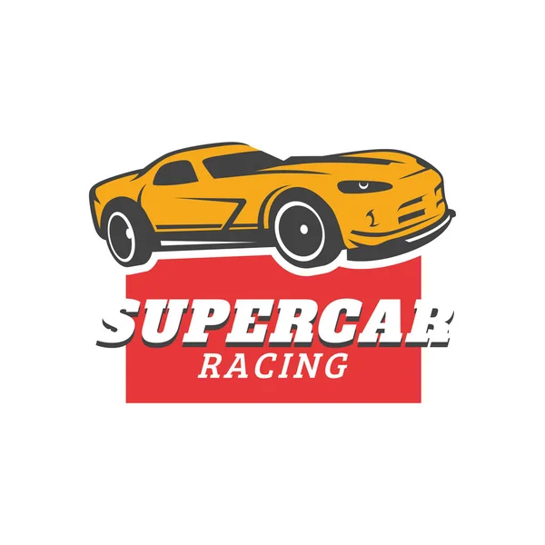 Supercar Sport Car Vector Logo Template Stock Vector Image by ...