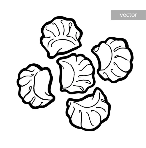 Dim Sum Sketch Coloring Page