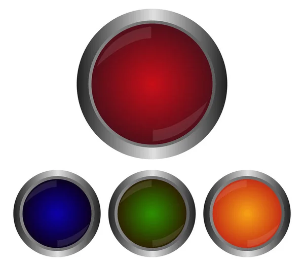 Icon set buttons on white background Stock Photo by ©marcotrapani 118937650