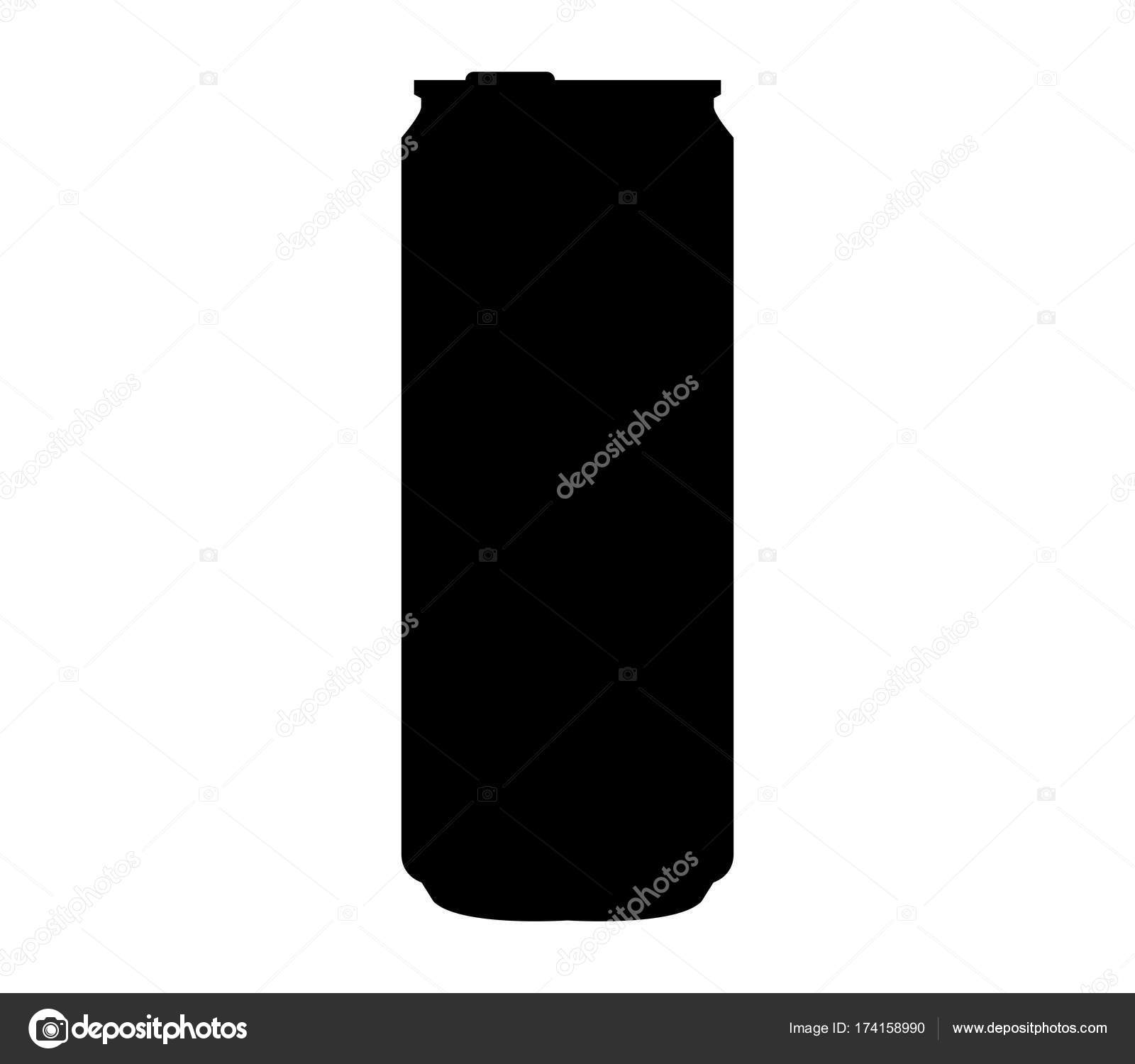 Icono Lata Sobre Fondo Blanco Vector de stock #174158990 de ©marcotrapani