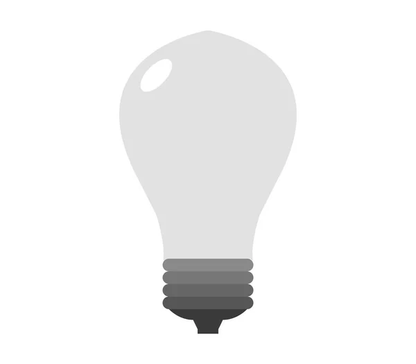Light Bulb Icon White Background Stock Vector Image by ©marcotrapani ...