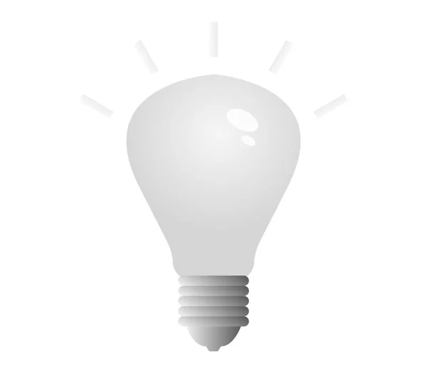 Bulb on white background Vector Art Stock Images | Depositphotos