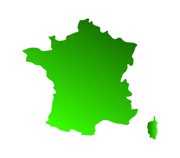 Illustrated map of France on white background Stock Vector by ...