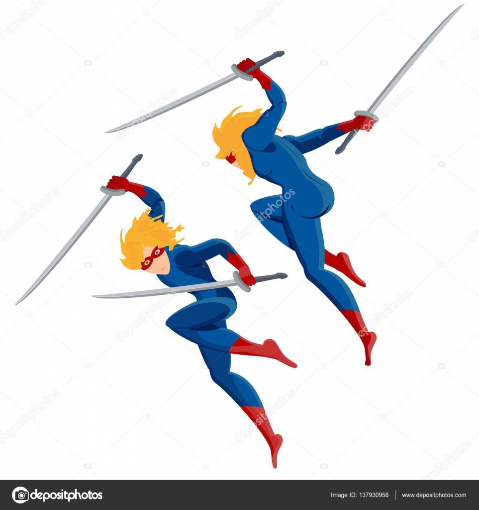 Superman with swords Stock Vector Image by ©quarta #137930958