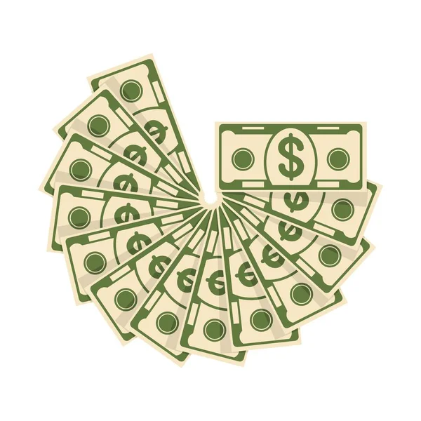 Dollar Bill Icon Set — Stock Vector © gleighly #25588717