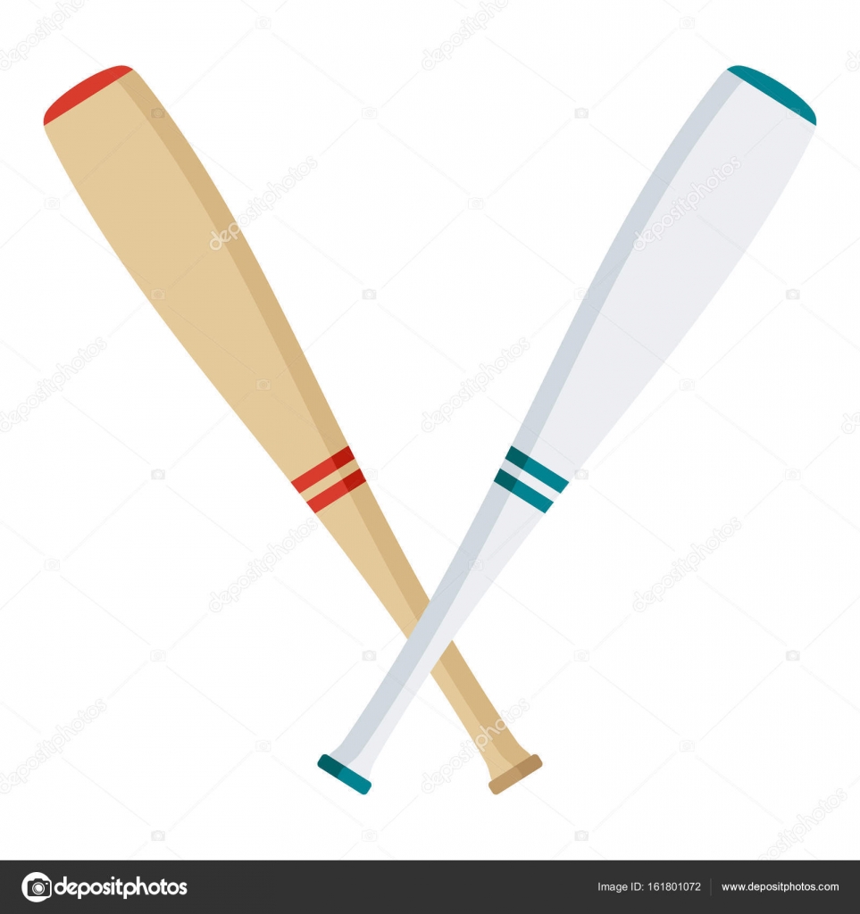 Two baseball bats Stock Vector Image by ©quarta #161801072