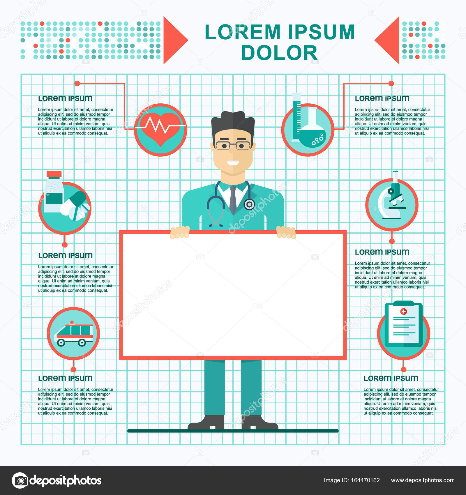 Doctor and poster Stock Vector Image by ©quarta #164470162