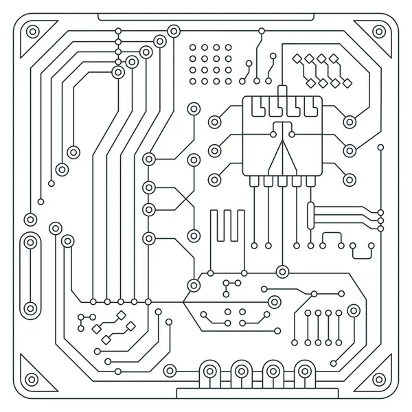 Chip scheme elements set Stock Vector Image by ©quarta #189623706